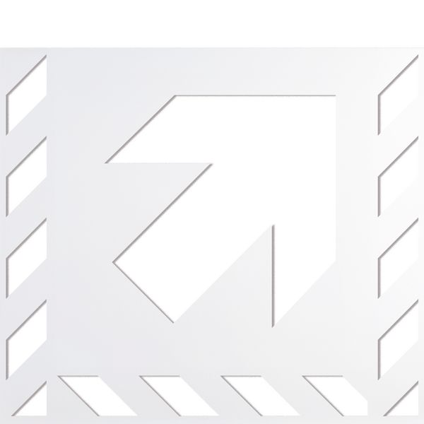 Sjabloon van polypropyleen 'Diagonale pijl' | Seton