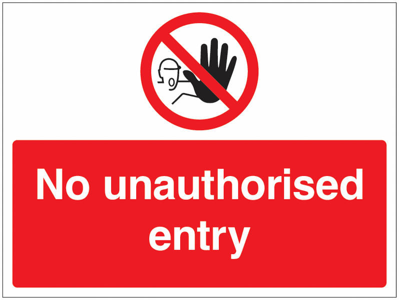 Restricted Access Signs - Access Awareness Signs - Fast | Seton