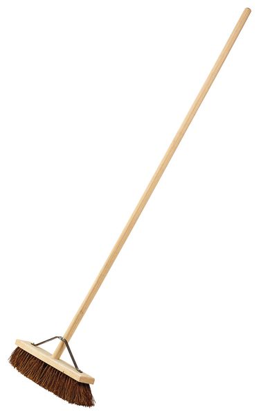 Pre-Assembled Long-Handle Wooden Broom | Seton