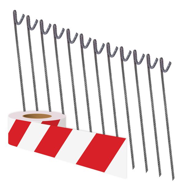 Barrier Tape & Fence Pins Kit | Seton
