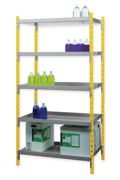 Galvanised Steel Retention Shelving - 590MM Deep | Seton