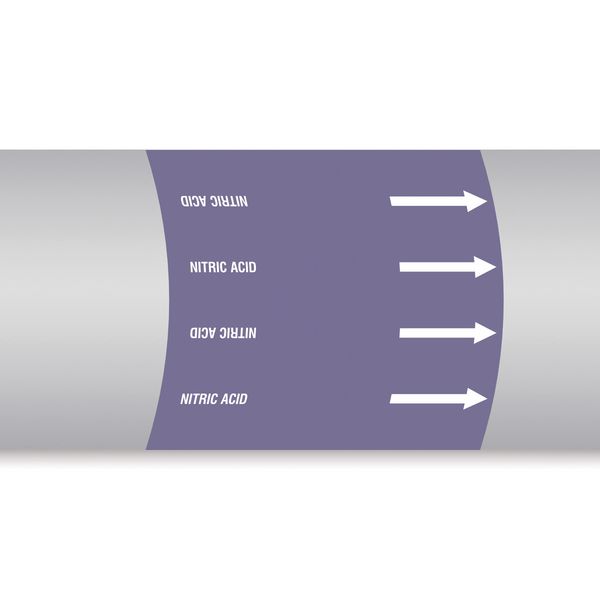 British Standard Pipe Marker - Nitric Acid | Seton