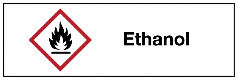 GHS-labels - Ethanol - GHS02 | Seton