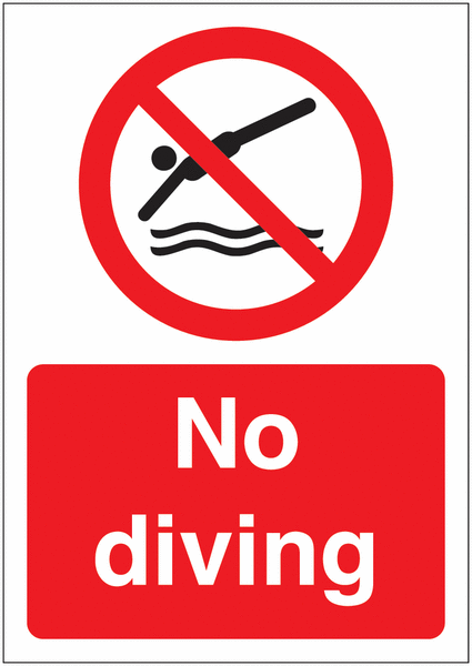 No Diving Sign | Seton
