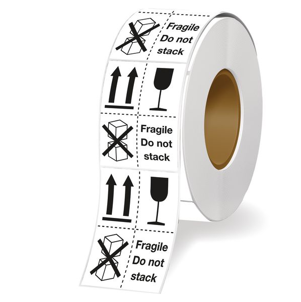 Fragile Do Not Stack - Packaging Label | Seton