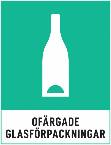 Återvinningsskyltar, Skyltar för källsortering | Seton