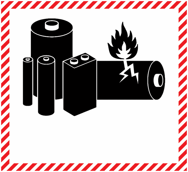 UN Lithium Battery Blank 2023 Shipping Labels | Seton