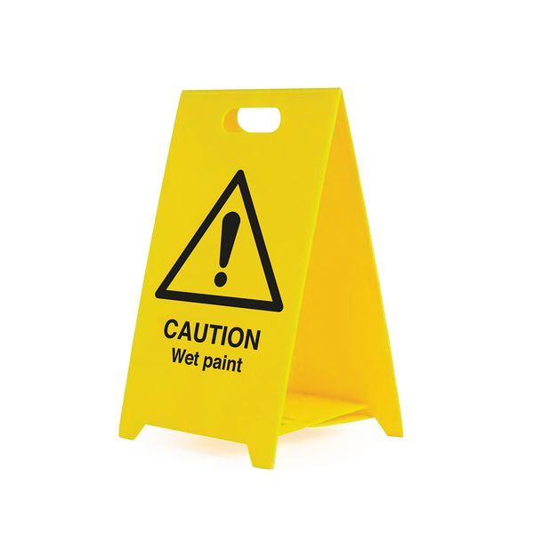 Caution Wet Paint - Safety Warning 'A' Board | Seton
