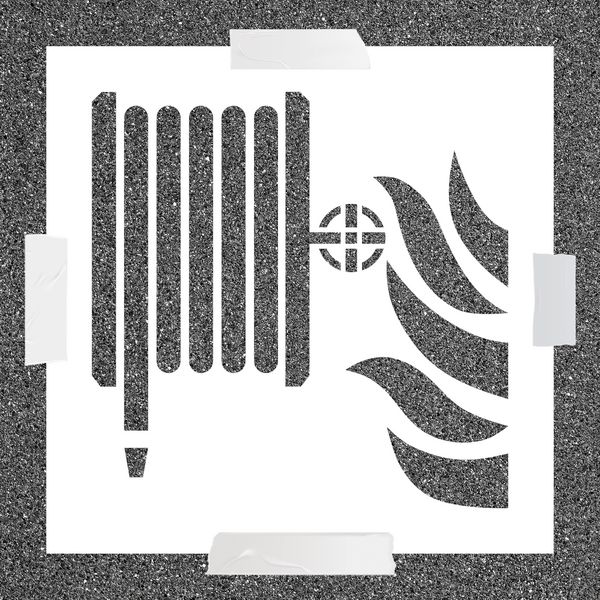 Reusable Stencil - Fire Water Hydrant Symbol | Seton