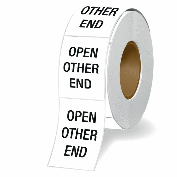 Open Other End - Shipping & Packing Labels | Seton