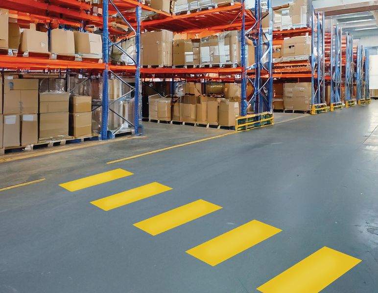 Adhesive Floor Tape for Easy and Fast Pedestrian Walkways | Seton