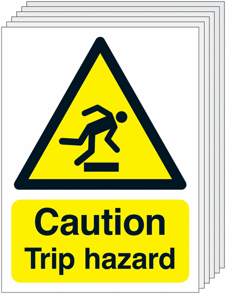 Materials for all environments- Trip & Slip Hazard Signs | Seton