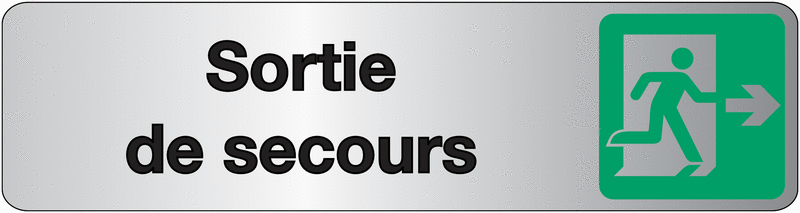 Panneau De Sortie De Secours Imprimable Uniquement Pictogramme Issue