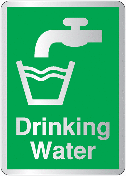 Drinking Water Signs - High Quality - Quick Delivery | Seton