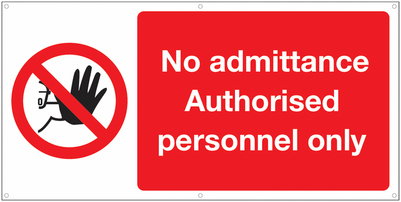 Restricted Access Signs | Access Awareness Signs | Seton