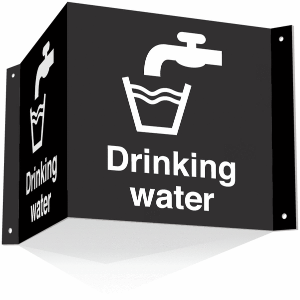 Drinking Water Projecting Signs | Seton