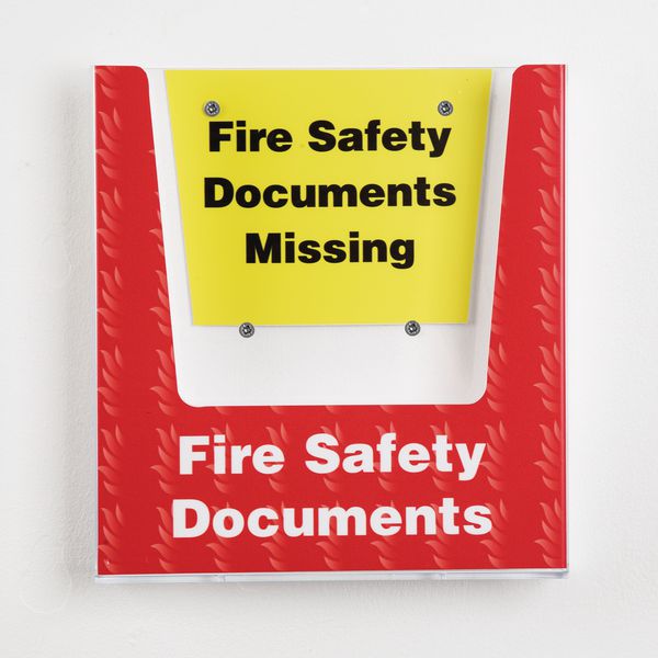 Fire Safety Document Holder | Seton