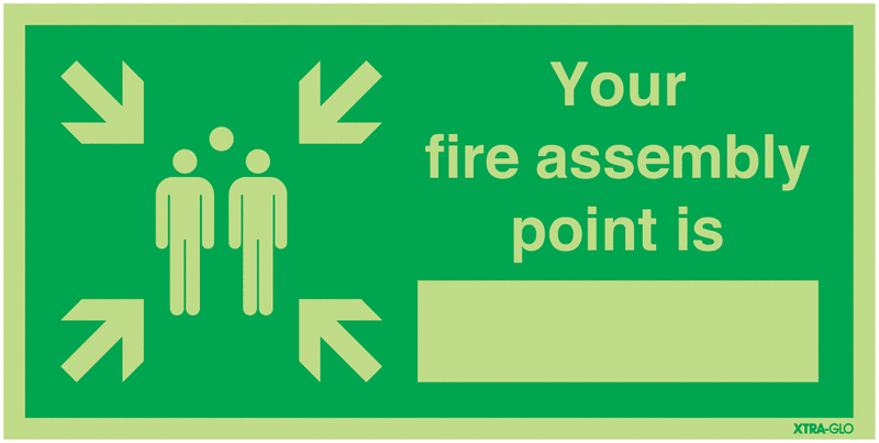 Highly-Visible Fire Assembly Point Signs – Fast Delivery | Seton