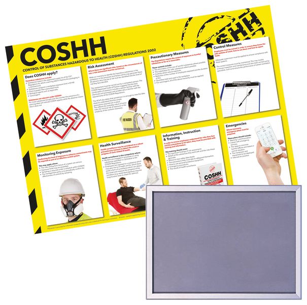 Snap Frame & COSHH Poster Bundle | Seton