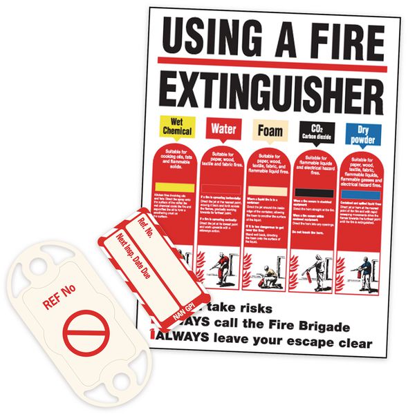 Fire Equipment Nanotag & Extinguisher Sign Kit | Seton