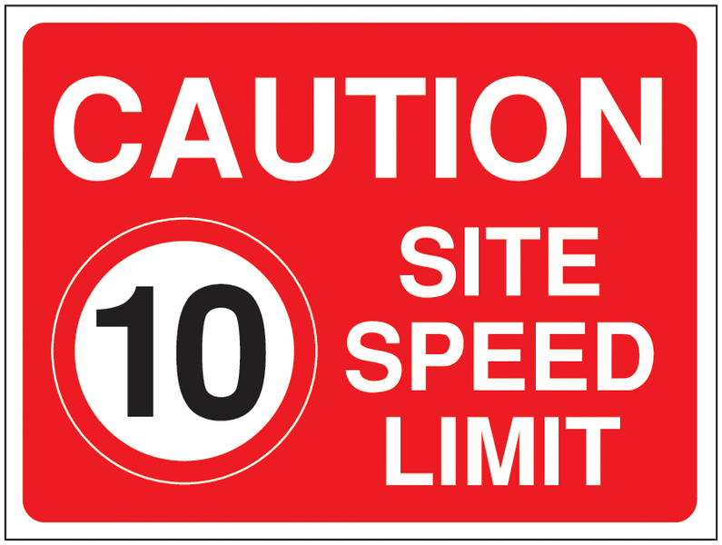 Well-Crafted Speed Limit Signs for Construction Sites | Seton