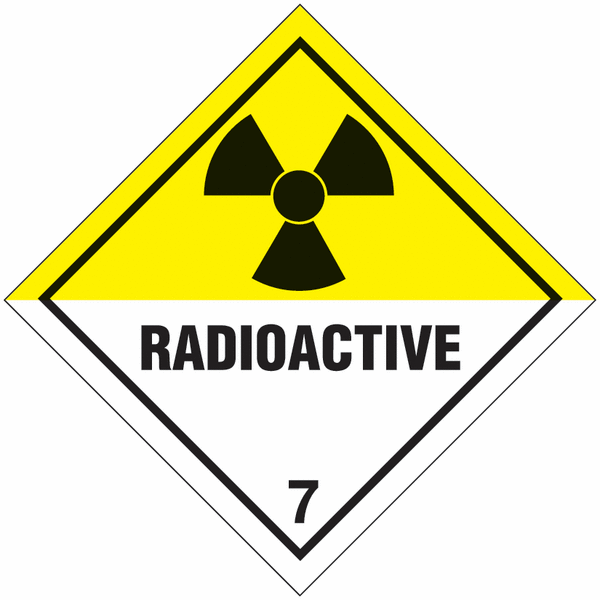 Radioactive & 7 - Hazard Warning Diamonds | Seton