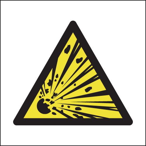 Explosive Hazard Symbol Signs | Seton
