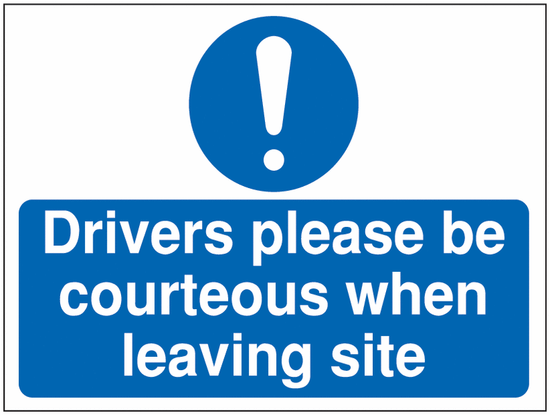 Construction Signs - Drivers Please Be Courteous... | Seton