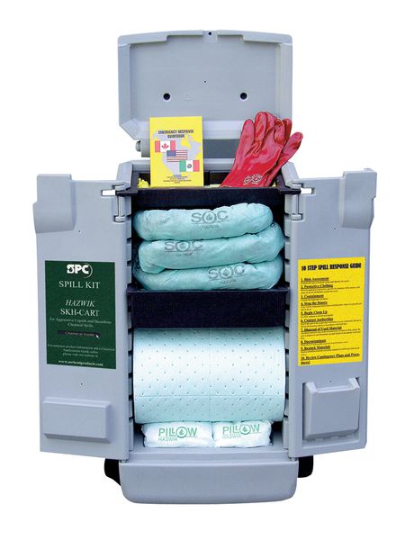 Chemical Mobile Trolley Spill Kits | Seton