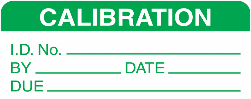 Calibration Quality Control Write On Surface Labels | Seton