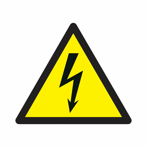 Beware Electricity Eco Friendly Labels On-A-Roll | Seton