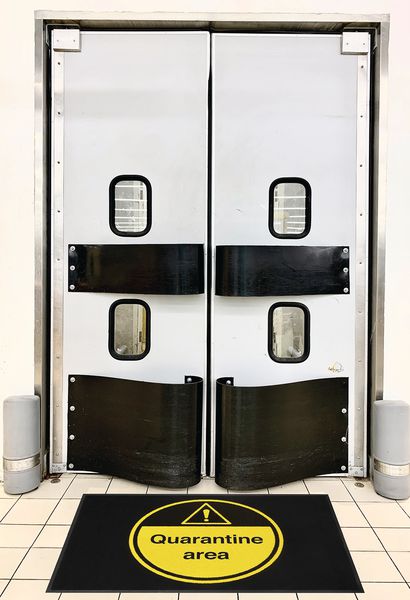 Quarantine Area Highly Visible Mat | Seton