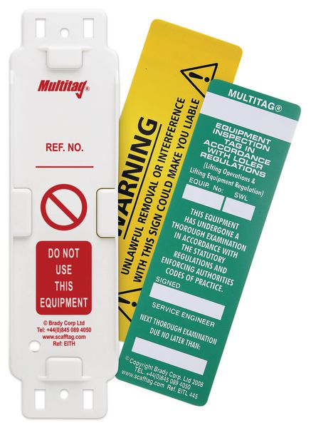 Scafftag® Multitag LOLER Tag Kit | Seton
