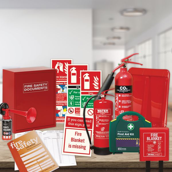 Reception Area Fire Safety Bundle Kit | Seton