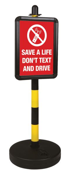 Save a Life Don’t Text and Drive Carpark Sign - Bundle Kit | Seton