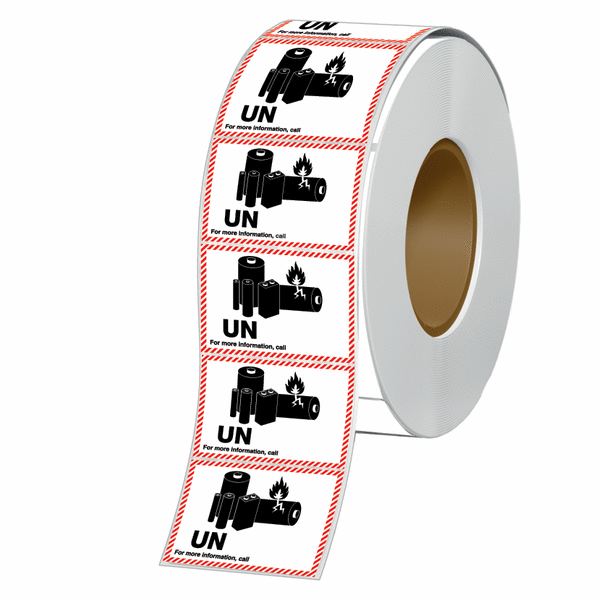 UN Lithium Battery Postage Self Adhesive Sticker Labels | Seton
