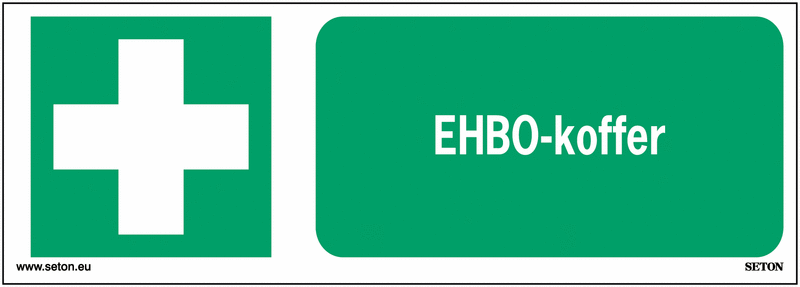 EHBO-stickers en borden voor een veilige werkplaats | Seton