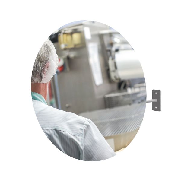 Stainless Steel Safety Mirror. Quick, Zero-Fuss Delivery | Seton