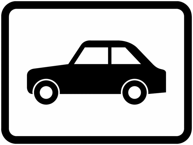 Traffic Signs - Parking Place For Motor Cars | Seton
