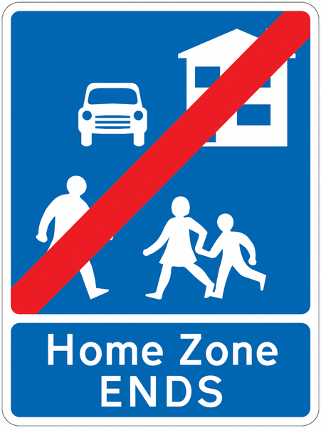 Traffic Signs - Home Zone Ends. Fast, Zero-Fuss Delivery | Seton