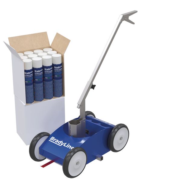 BradyLine Extra Strong Paint 24 Can & Applicator Bundle | Seton