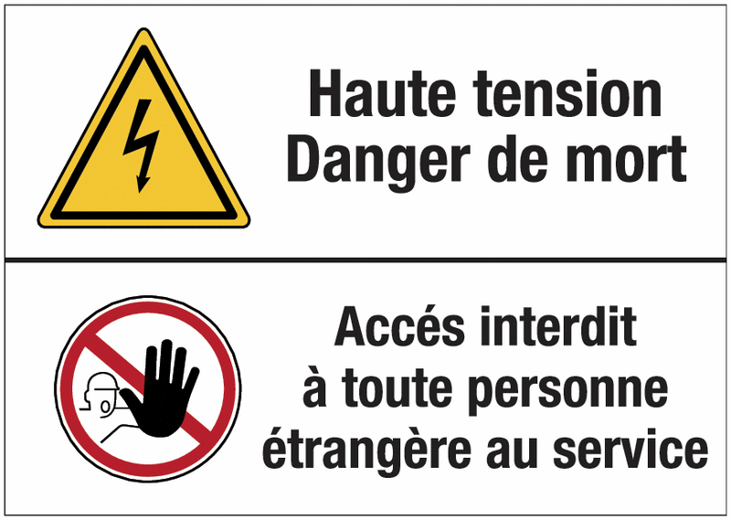 Panneau interdiction & pictogrammes interdiction | Seton