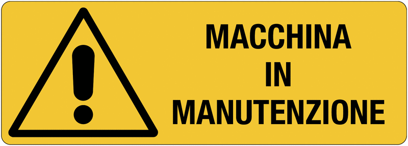 Pittogrammi sicurezza macchine e rischio meccanico | Seton