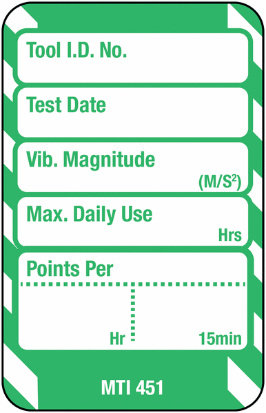 Scafftag® Microtag Inserts - Vibration Control | Seton