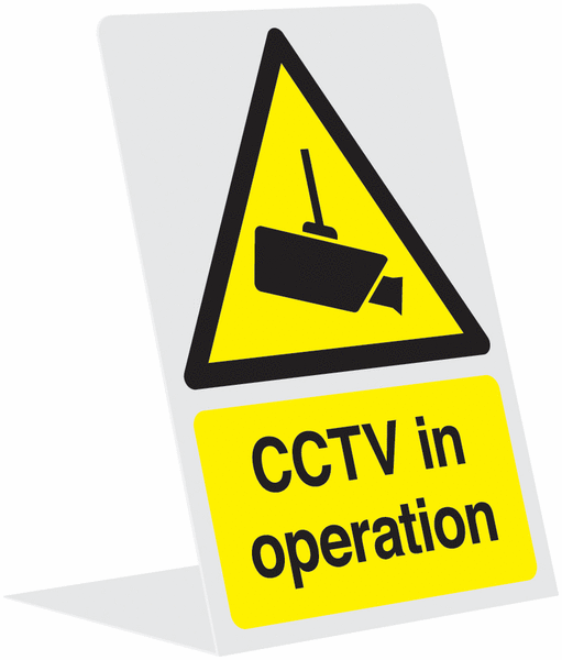 Tabletop Signs - CCTV In Operation | Seton