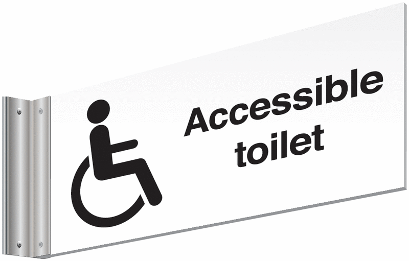 Accessible Toilet Corridor Signs | Seton