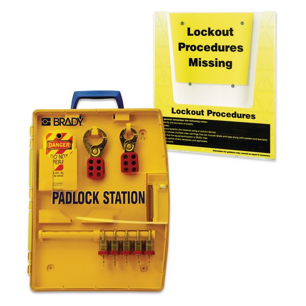 Portable Lockout Station & Procedure Holder Kits | Seton