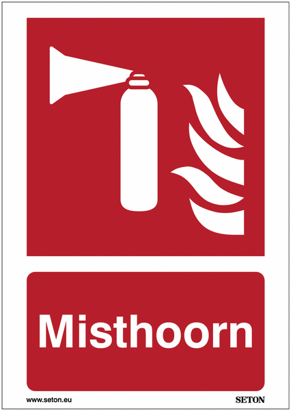 Pictogram handbrandmelder, brandmelder, handmelder | Seton