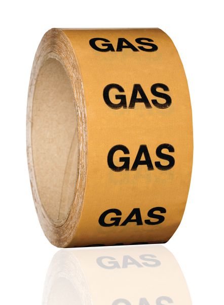 British Standard Pipeline Marking Tape - Gas | Seton