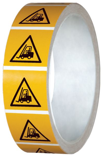 Pictogramme ISO 7010 en rouleau Danger Chariots élévateurs et autres ...